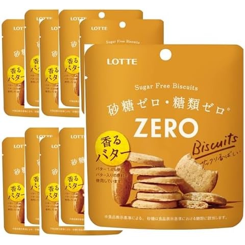 【Direct from Japan】Lotte Zero Sugar Free Biscuits 26G x 10 PCS | Shopee ...
