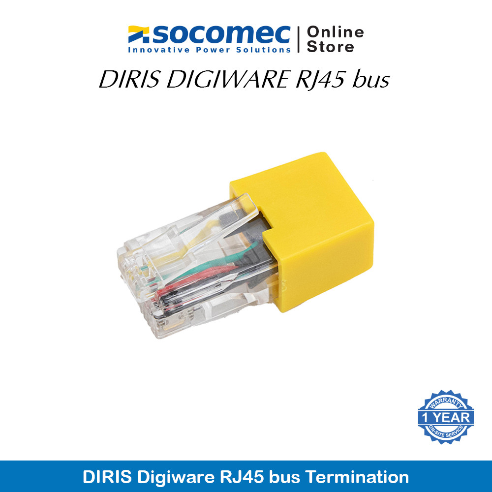 Socomec Terminating Resistor for use with Digiware Bus | 48290180 ...