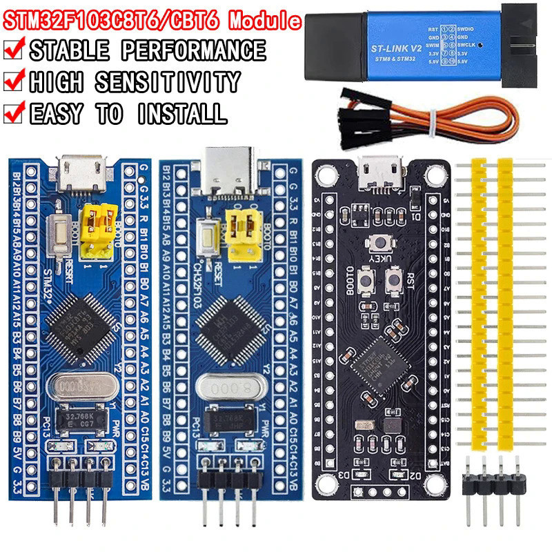 บอร์ดไมโครคอนโทรลเลอร์ ระบบขั้นต่ํา STM32F103C8T6 CH32F103C8T6 ARM ...