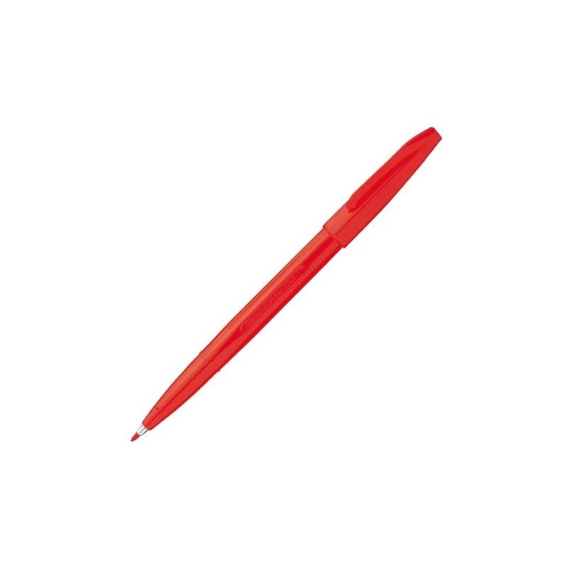 Pentel Packaged Water-based Pen Sign Pen Red Ink XS520-BD | Shopee Thailand