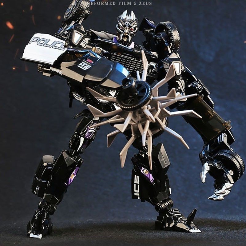 LS02Police Car Roadblock Sports Car Movie5Alloy Version Robot ...