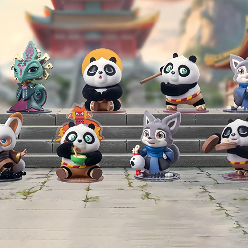 POPMART KUNG FU PANDA 4 dream works Blind Box แพนด้ากังฟู กล่องตาบอด ...