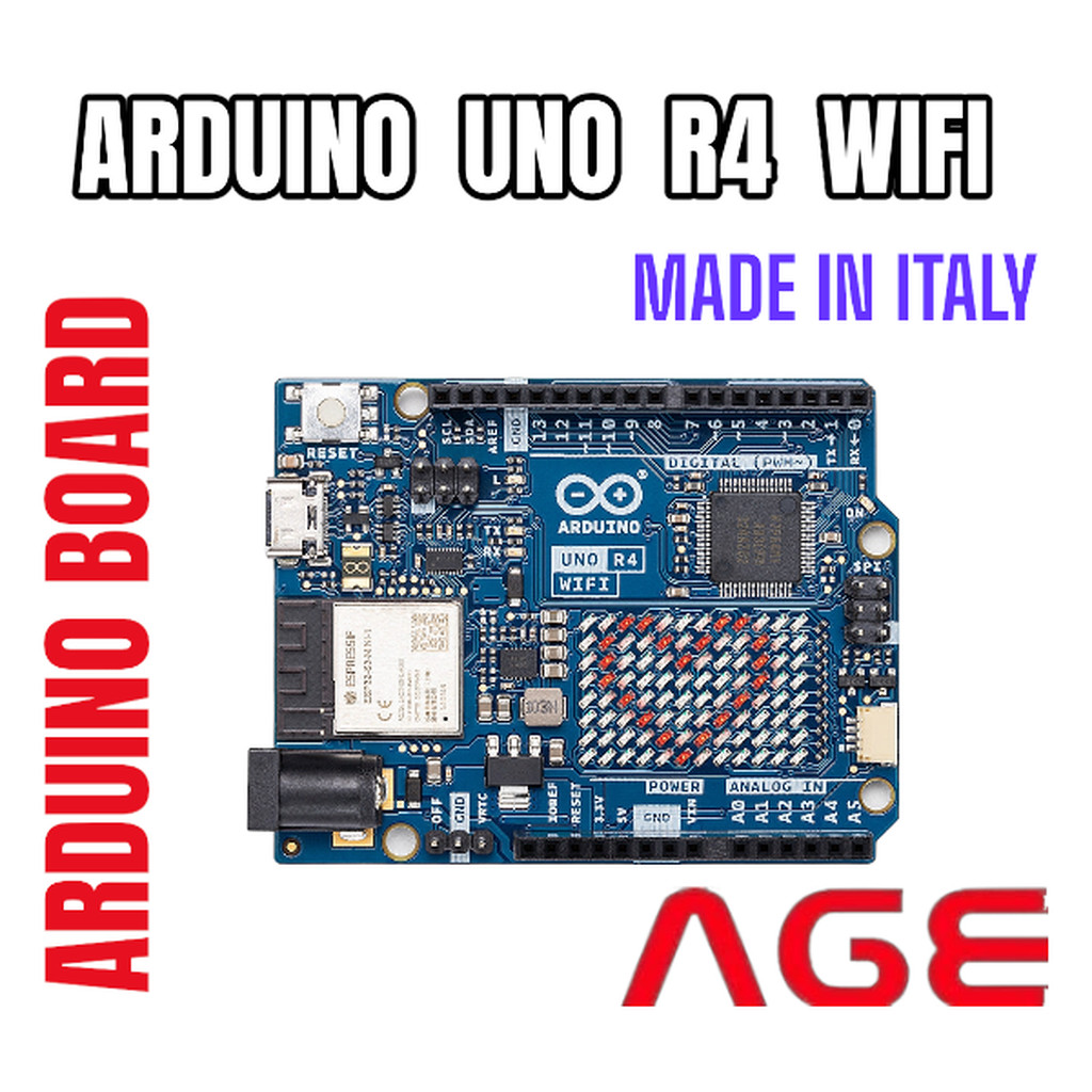 ARDUINO UNO R4 WIFI (MADE IN ITALY) ABX00087 | Shopee Thailand