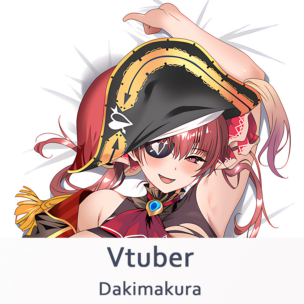 Hololive VTuber Houshou Marine Sexy Dakimakura ปลอกหมอนอิง แบบเต็มตัว ปลอกหมอนหญิง ปลอกหมอน ...