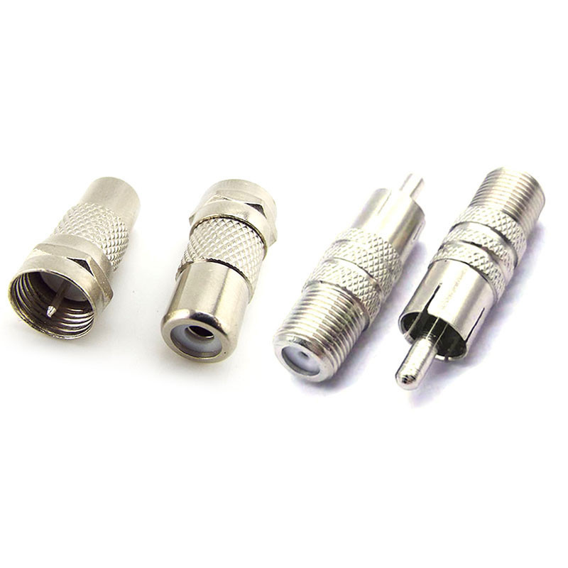 2/5/10pcs F ชายหญิง RF TV plug to RCA ชายหญิงแจ็ค Coaxial Coax อะแดปเต ...