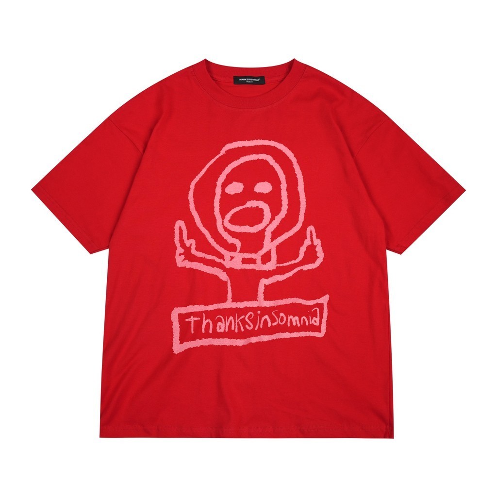 เสื้อยืด ลาย Aerfen Red Tiedye | Shopee Thailand