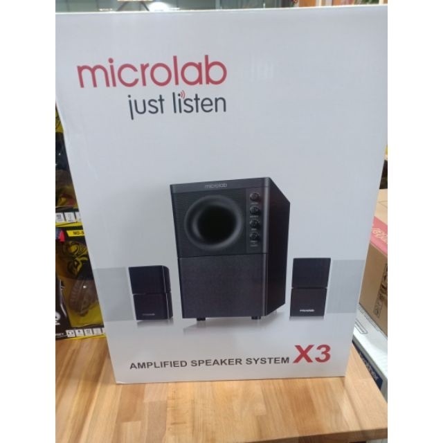 ลำโพงไร้สาย ถูกสุด ลำโพง microlab x3/2.1 , x3 2.1Bluetooth เสียงดี ของแท้ ประกัน 1 ปี ประกัน ...