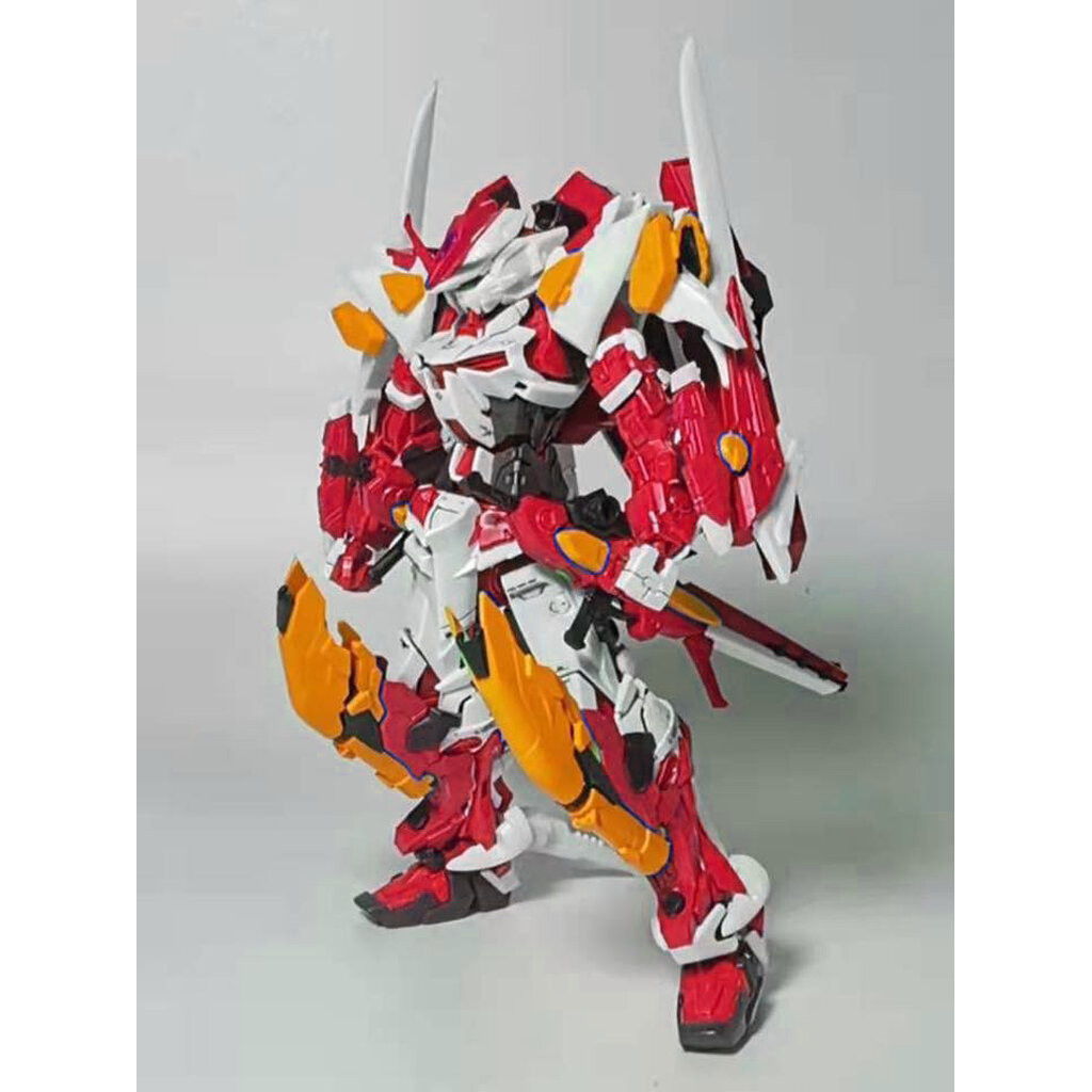 สต็อคในไทยพร้อมส่ง [Robot3] Convertion-Kit for MG 1/100 (สีแดง) RedFrame Third (เฉพาะพาสเสริมไม่ ...