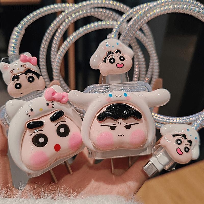 Leth Crayon Shin-Chan การ์ตูนน่ารักชาร์จโทรศัพท์เคสสําหรับ IPhone 20W ...