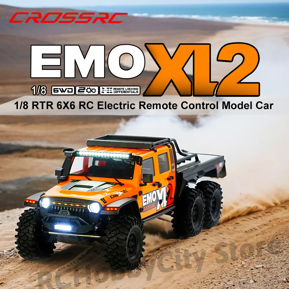 Crossrc EMO XL2 Big Mustang RTR 6X6 1/8 RC รีโมทคอนโทรลไฟฟ้ารุ่นรถ Rock ...