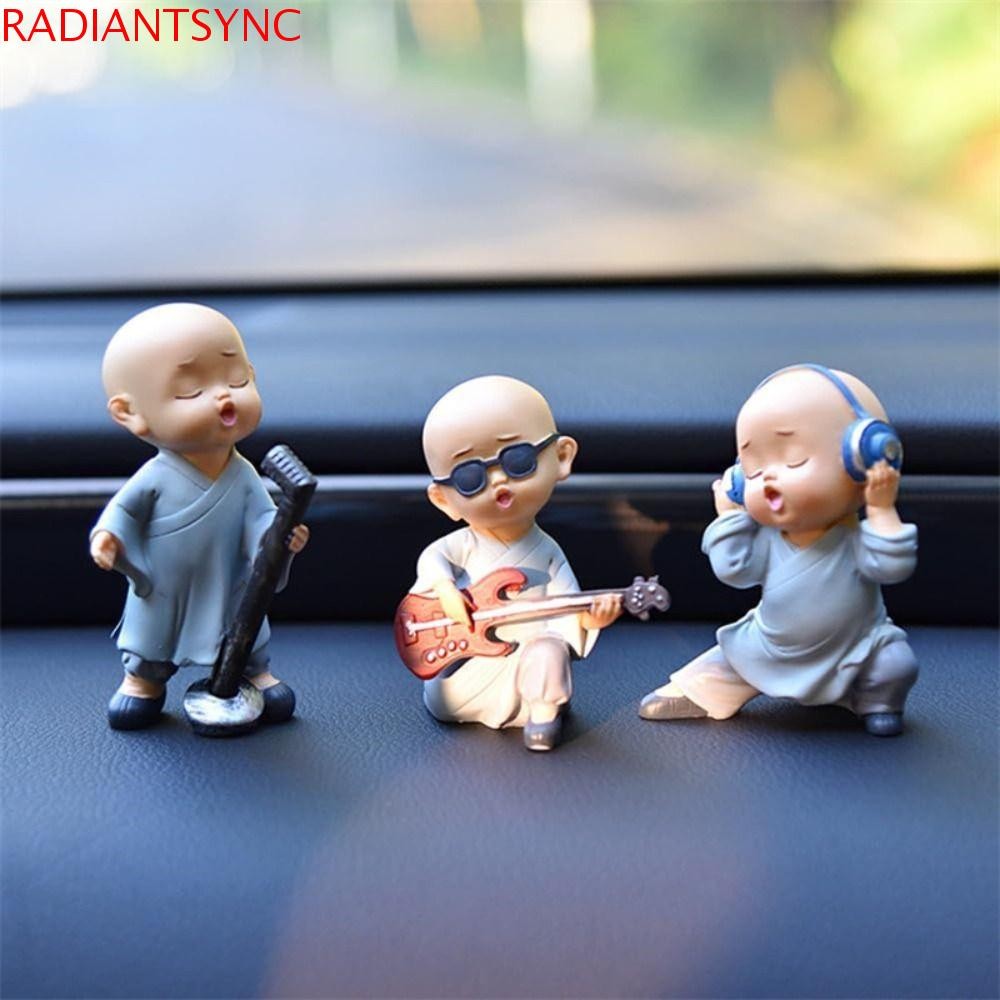 Radiantsync Monks Action Figure,เรซิ่นวงFigurinesเครื่องประดับรถ,งานฝีมือของขวัญรูปตุ๊กตาตกแต่ง ...