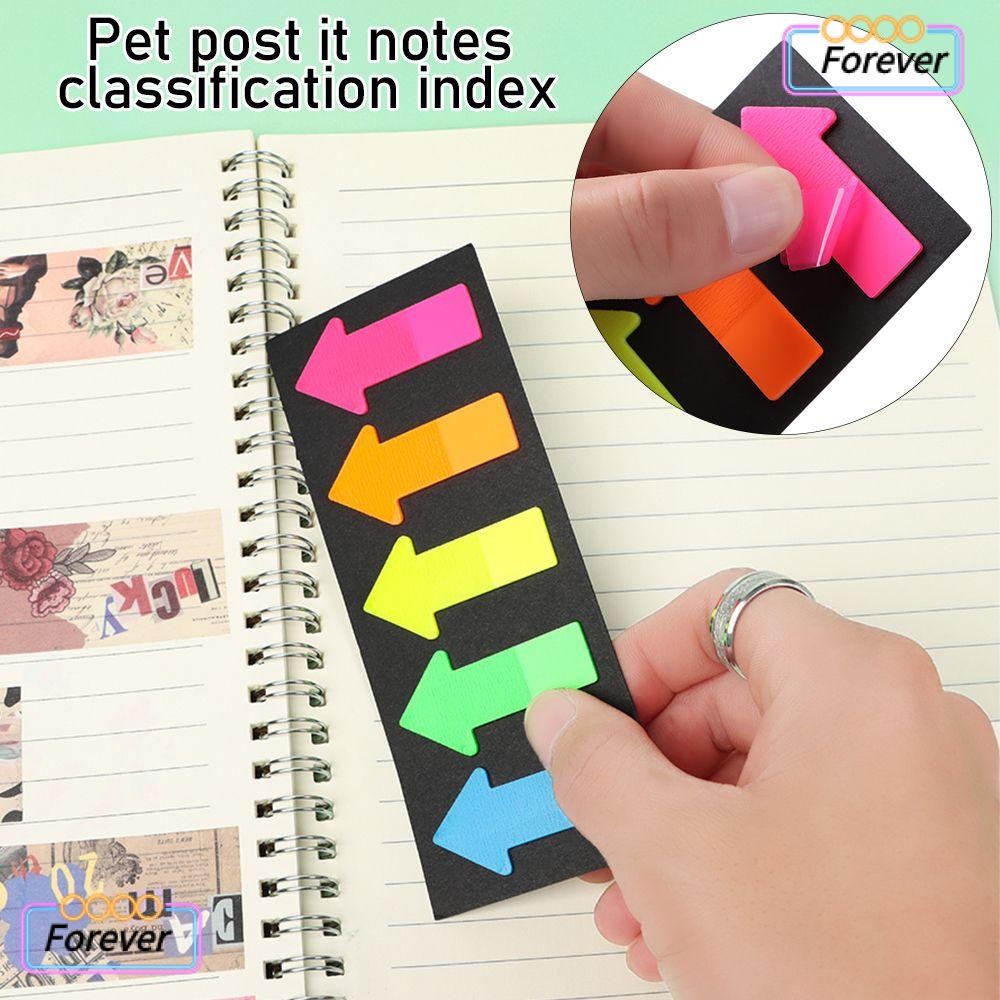 Forever 100 แผ่น Sticky Notes Bookmark Vintage สี Key Points Label ...