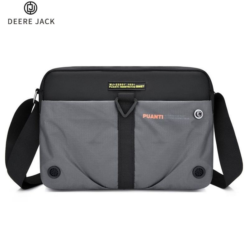 Deere Jack Mens Messenger Bag Fashion Urban Simple Design วัสดุไนลอนทน ...