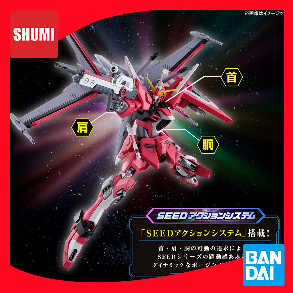Bandai HG 1/144 INFINITE JUSTICE GUNDAM Type Ⅱ 4573102666925 C2 ...
