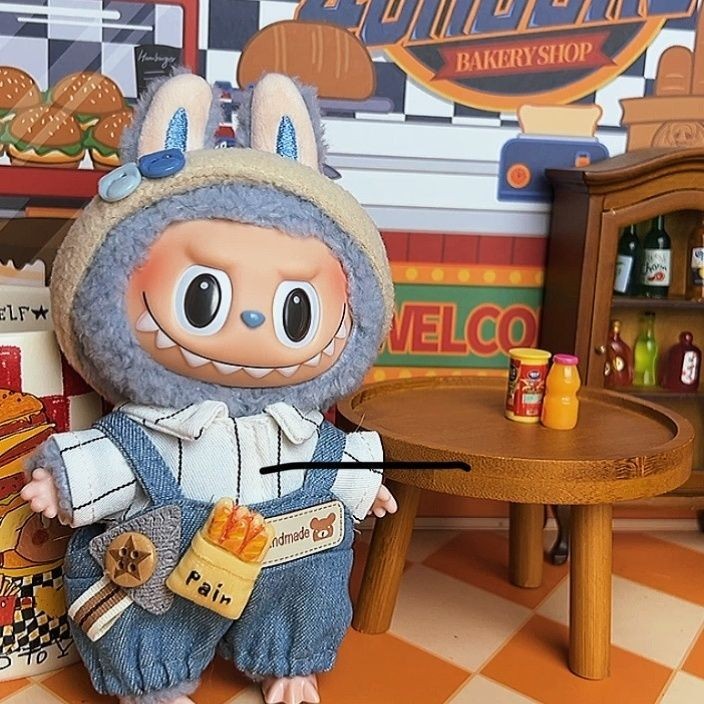 【พร้อมส่ง】labubu macaron ลาบูบูมาการอง（เสื้อผ้า） labubu mokoko ชุด ...