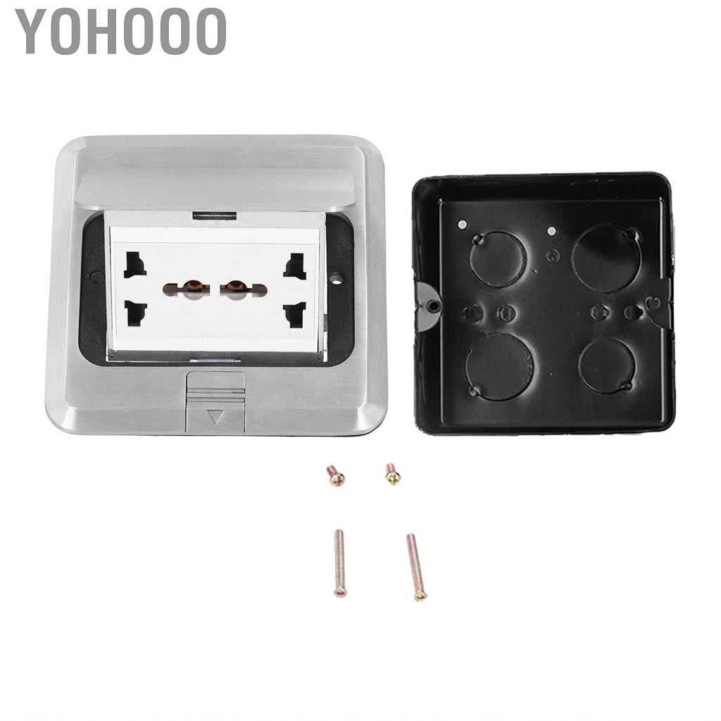 Yohooo Floor Socket 6 Hole Embedded Damping Aluminum Alloy Ground ...