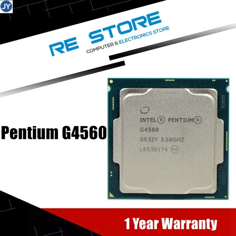 【พร้อมส่ง】intel Pentium G4560 หน่วยประมวลผล แคช 3MB 3.50GHz LGA 1151 แกนคู่ CPU | Shopee Thailand
