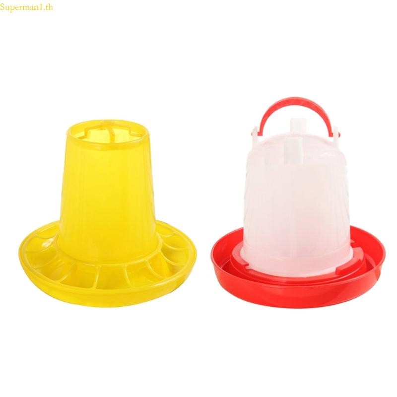 Best Chick Waterer และ Feeder Combo พลาสติก 2 2 ปอนด์ Gravity Fed Water ...