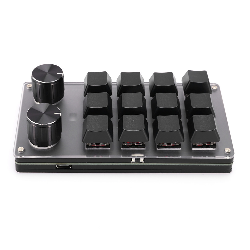 12 Key 2 Knob Mechanical Macropad บลูทูธ/แบบมีสายสําหรับ Office Gaming ...