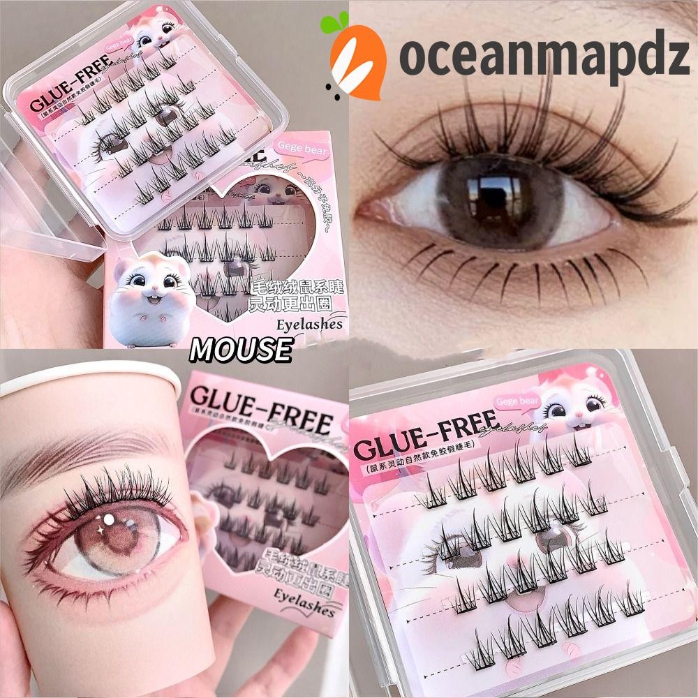 Oceanmapdz Self-กาวLash Clusters, Extensionกาวหนาแน่นขนตาปลอม,แฟชั่นแต่งหน้าDIYแต่ละกาวฟรีปลอมขน ...
