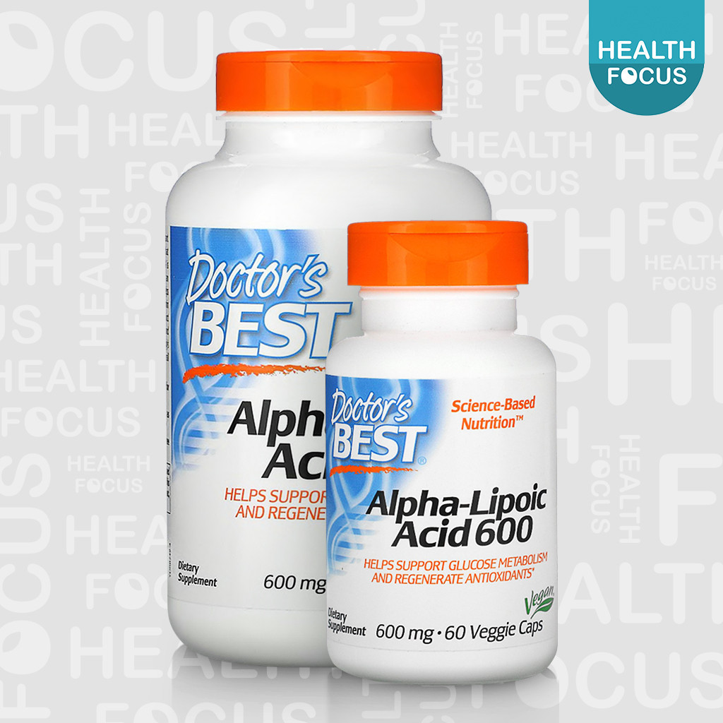 [พร้อมส่ง] Doctor's Best Alpha-Lipoic Acid 600 mg อัลฟ่าลิโปอิก ไลโปอิก ...