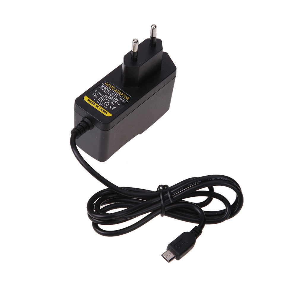 อะแดปเตอร์พาวเวอร์ซัพพลาย EU AC เป็น DC 5V 2A Micro USB สําหรับ Windows ...