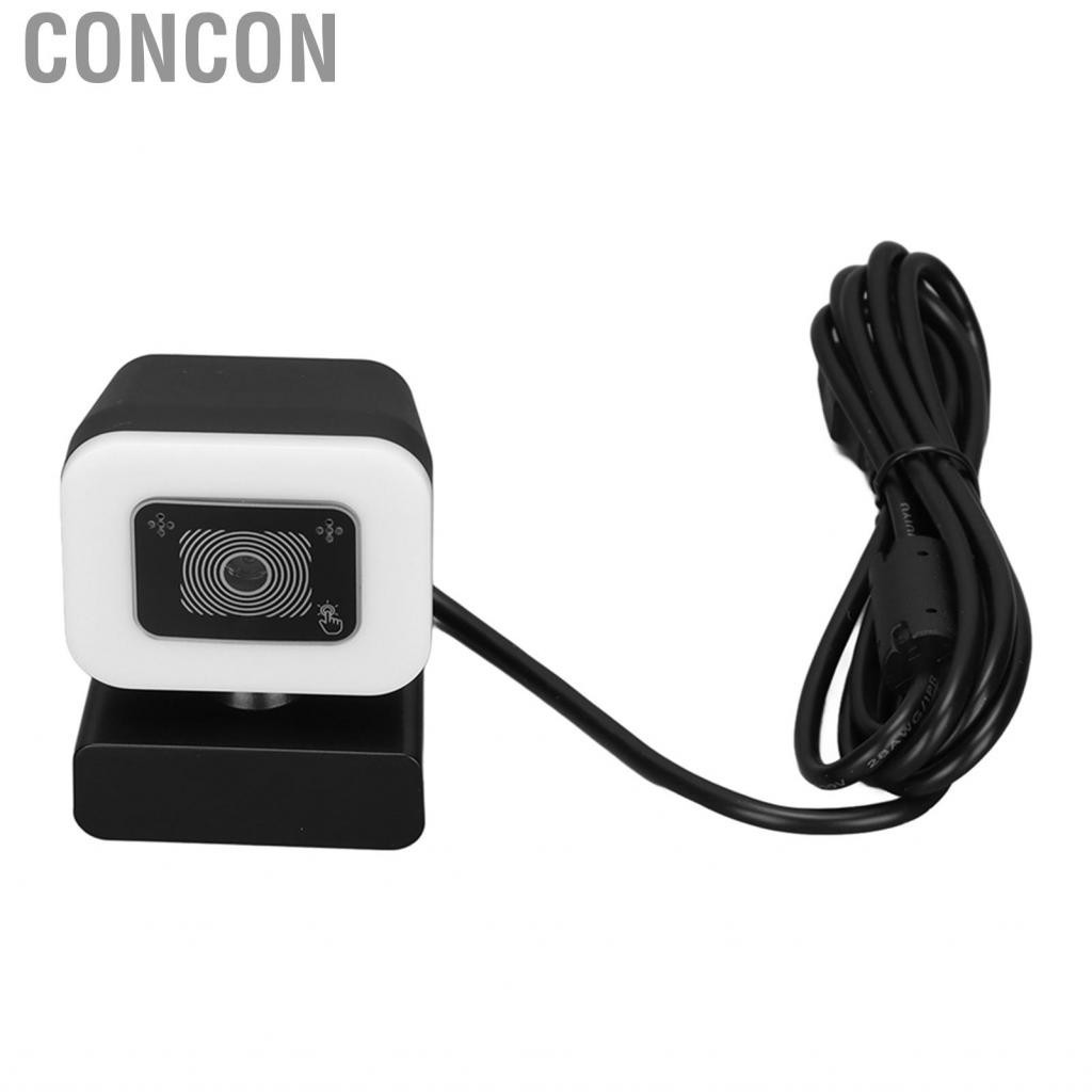 Concon 2K Streaming Web Camera Plug And Play HD PC USB Adjustable Touch ...