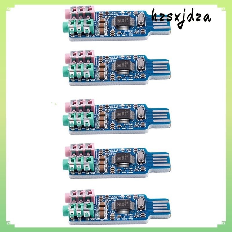 ชิปการ์ดเสียง USB CM108 สีฟ้า 5 ชิ้น | Shopee Thailand