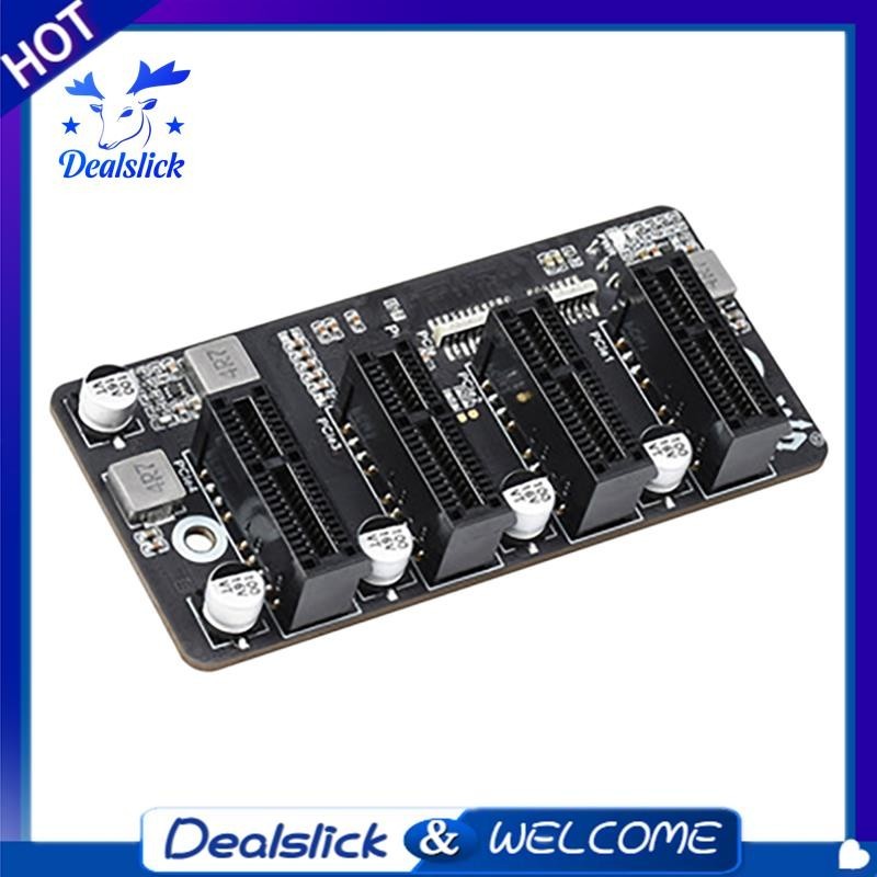 【Dealslick】การ์ดขยาย Pcie 1 เป็น 4 PCIe Gen 2 สําหรับโมดูลคอมพิวเตอร์ ...