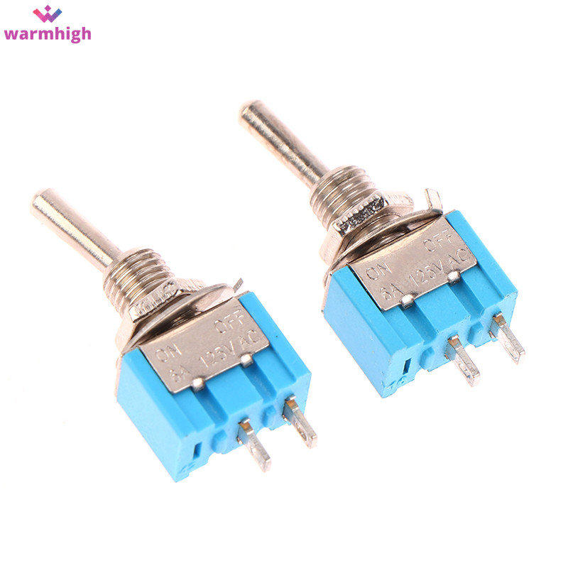 (warmhigh) สวิตช์สลับเปิดปิด ขนาดเล็ก MTS-101 2 Pin SPST 2 ตําแหน่ง 6A ...