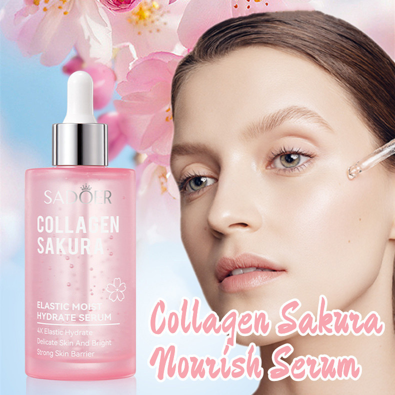 Sadoer เซรั่มคอลลาเจน ซากุระ ควบคุมความมัน ฟื้นฟูผิว ดูแลผิวหน้า 100 มล. | Shopee Thailand
