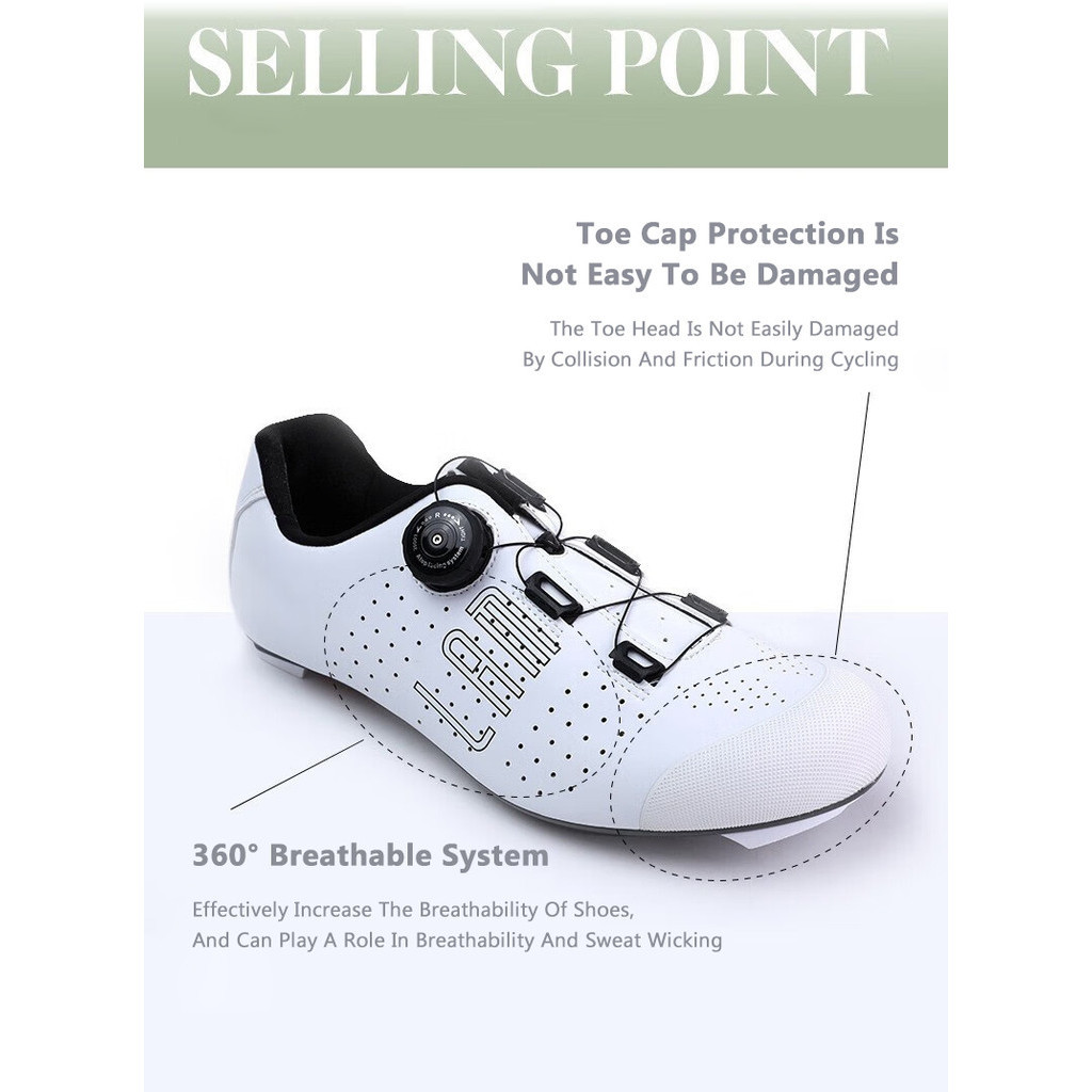 Lameda รองเท้าขี่จักรยาน มืออาชีพ ล็อค รองเท้าผู้ชาย ผู้หญิง จักรยาน ...