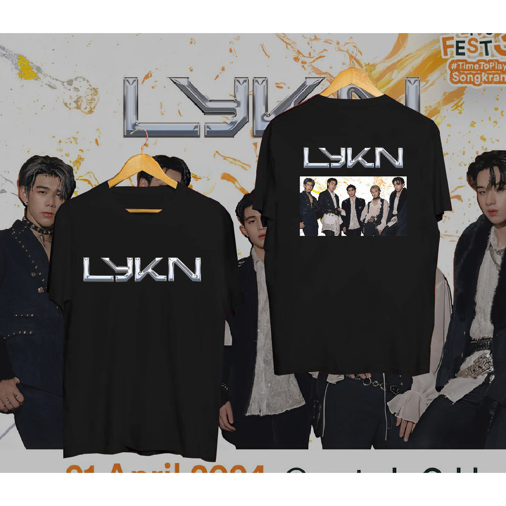 (พร้อมส่ง) วงดนตรีไทยกรุงเทพ LYKN เสื้อยืดกลุ่มผู้ชาย เสื้อยืดผ้าฝ้าย ...