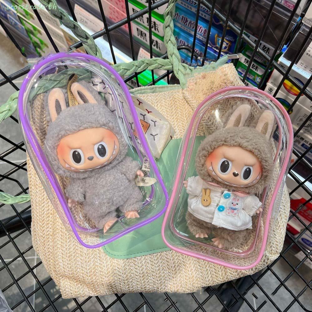 Crosstrade Labubu ตุ๊กตา Out-border กระเป๋า, PVC พร้อมพวงกุญแจ Labubu ...