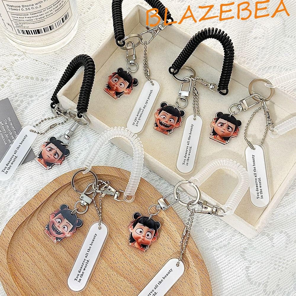Blazebea Nezha 2 ตัวเลขพวงกุญแจ,อะคริลิคภาพยนตร์อะนิเมะ Ne Zha 2 พวงกุญแจ,การ์ตูนแขวน ...