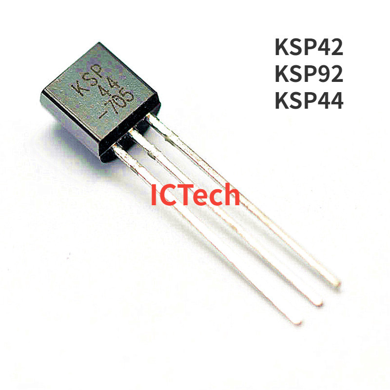 ทรานซิสเตอร์ KSP42 KSP92 KSP44 A42 A92 TO-92 NPN PNP 100 50 ชิ้น ...