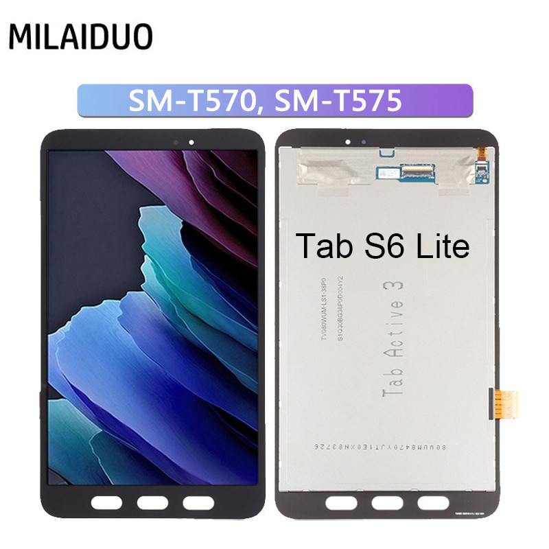 หน้าจอสัมผัส LCD 8.0 นิ้ว สําหรับ Samsung Tab Active 3 SM-T570 SM-T575 T575 | Shopee Thailand