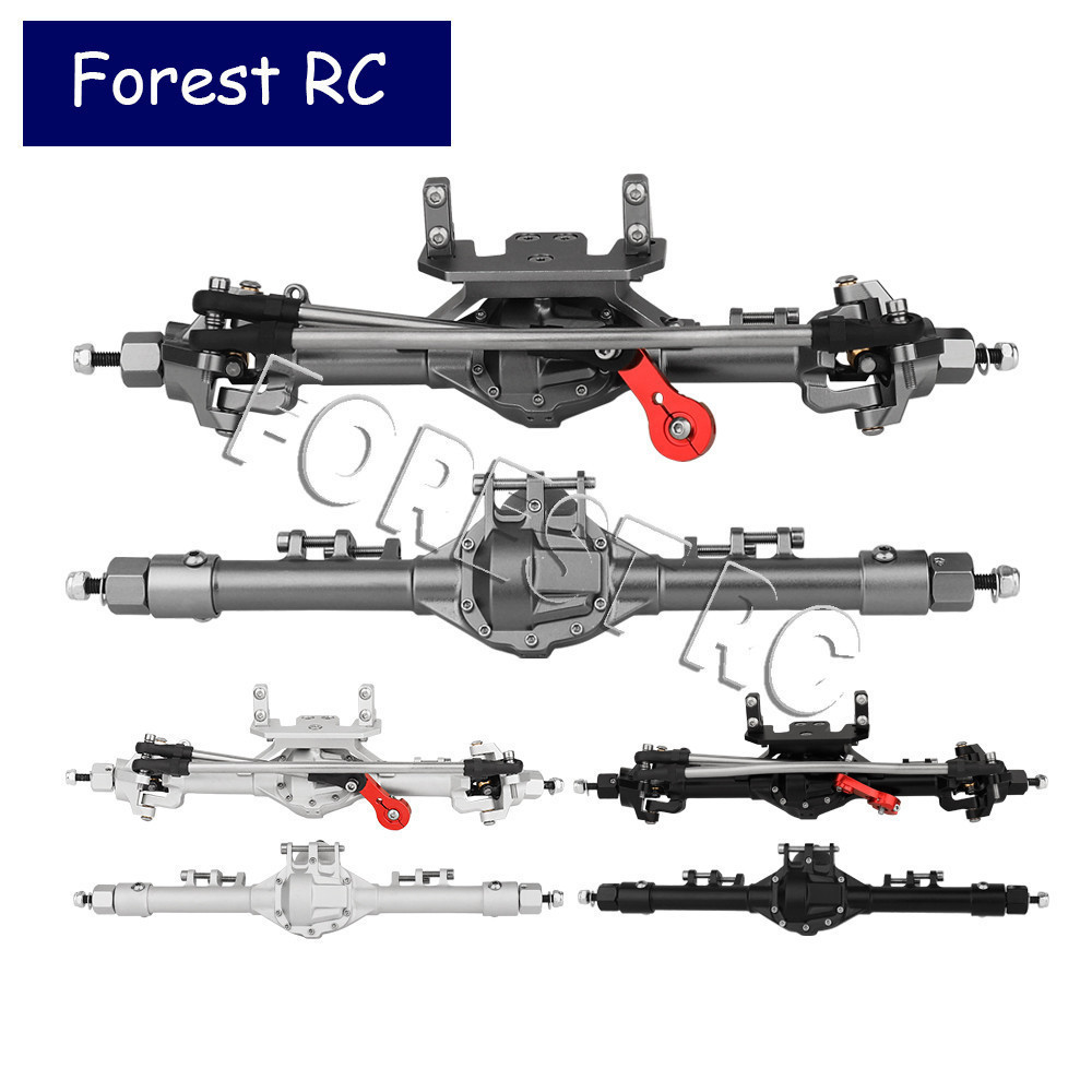 ชุดเพลาอลูมิเนียม CNC สําหรับรถไต่หินบังคับ 1/10 Axial SCX10 II RGT ...