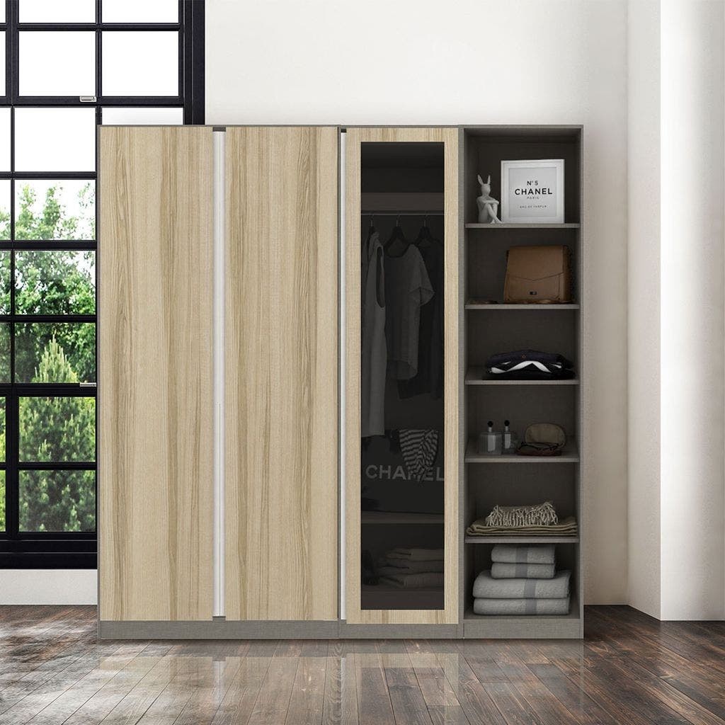 Koncept furniture KONCEPT KONCEPT FURNITURE ซีรีย์ตู้เสื้อผ้า Fit In ...