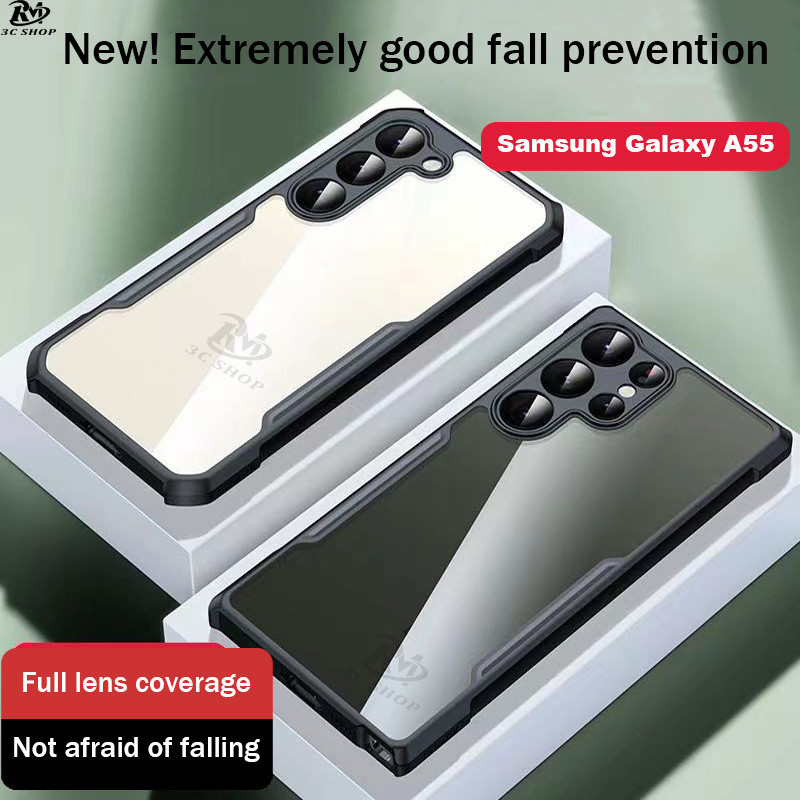 เคสอะคริลิคใส ป้องกันเลนส์กล้อง สําหรับ Samsung ss Galaxy A55 A54 A35 A34 A24 A15 A14 A05 A05s ...