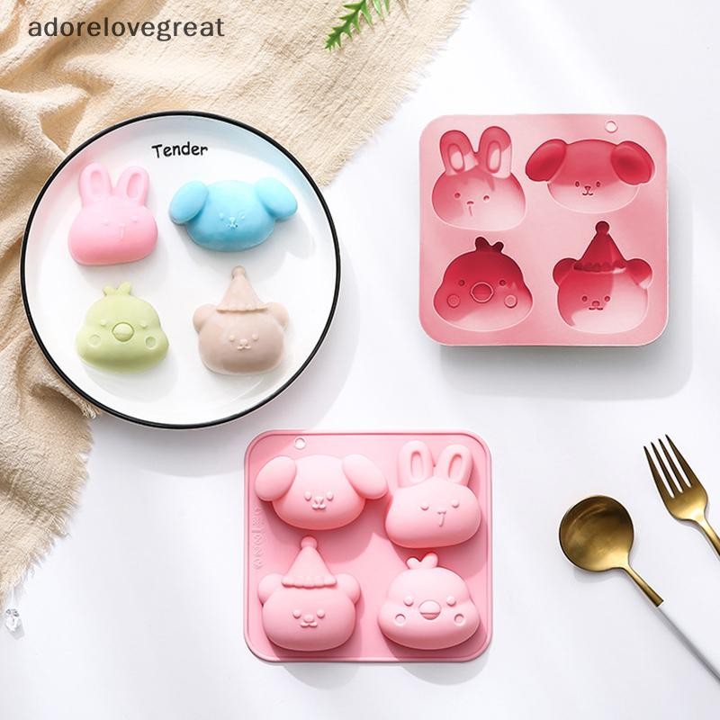 Alt โดนัทซิลิโคนเค้กสัตว์รูปร่างแม่พิมพ์เบเกอรี่เยลลี่พุดดิ้งช็อกโกแลต ...