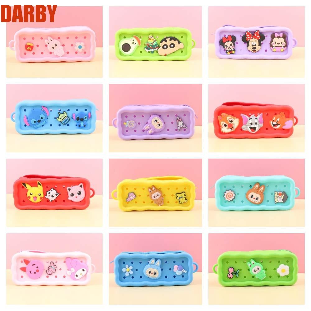 Darby Labubu กล่องดินสอซิลิโคน, Crayon Shin Chan My Melody กระเป๋า ...