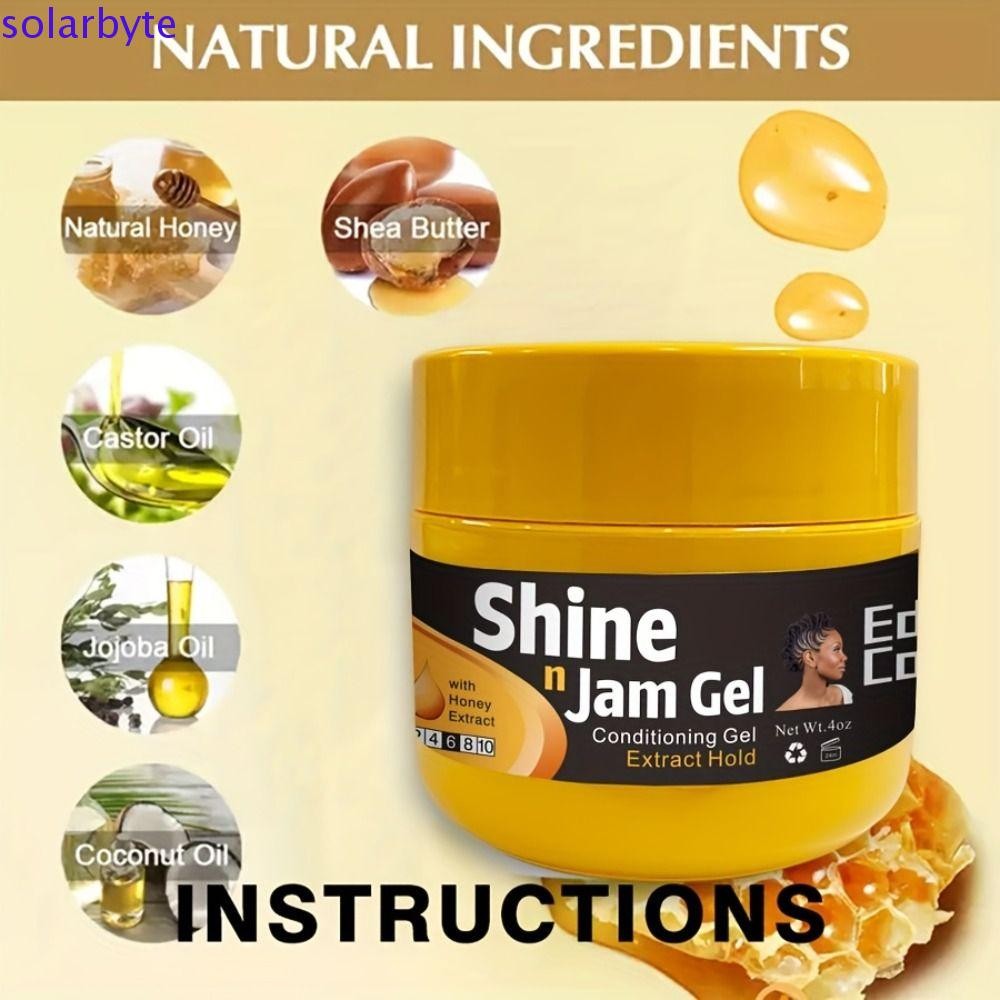 Solarbyte Extra Hold Conditioning Gel, Conditioning Long-lasting Hold Shaping Cream, No Flake ...