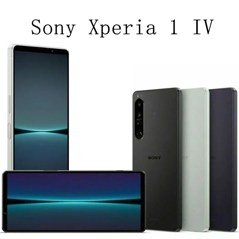 ปลดล็อคโทรศัพท์มือถือ Sony Xperia 1 IV ดั้งเดิม 6.5" SDM 8 Gen1 12G+256GB Octa-Core eSim ...