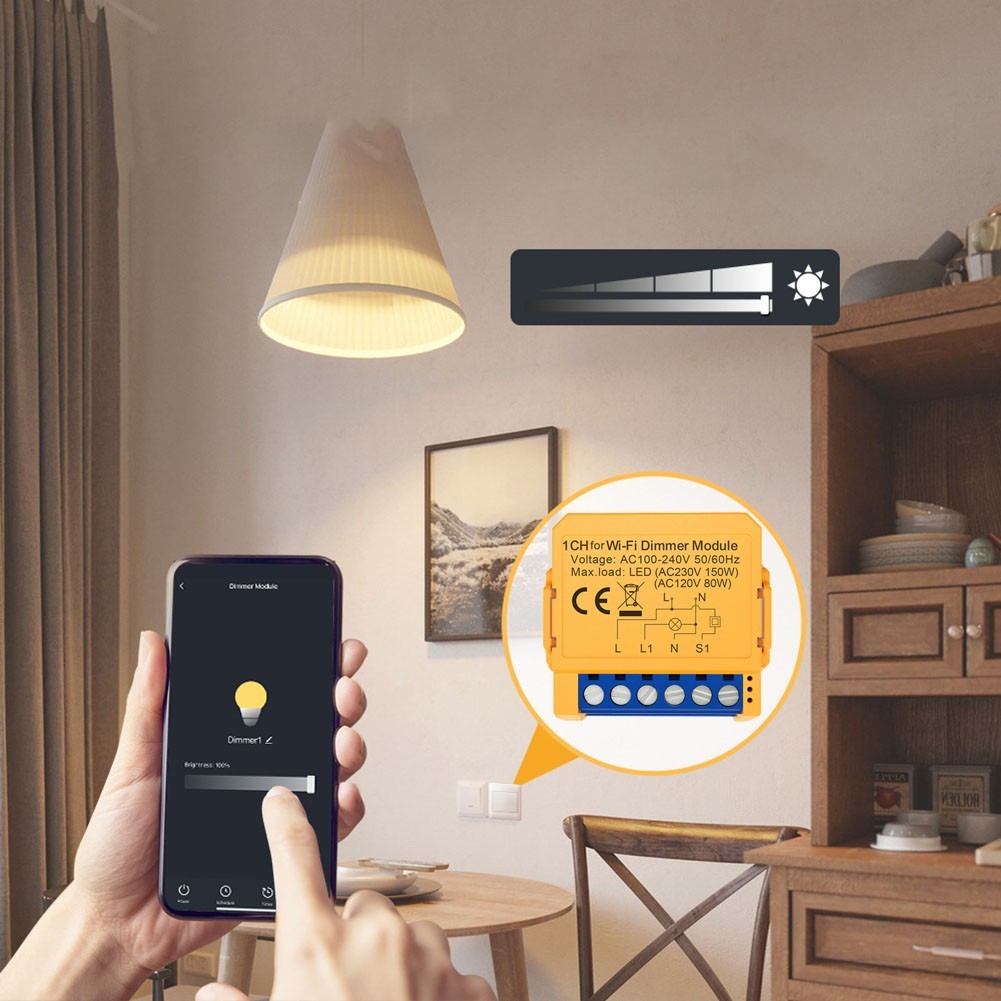 รีโมทคอนโทรลโมดูลสวิตช์ลดแสงสําหรับ Smart Home Lighting Solutions | Shopee Thailand