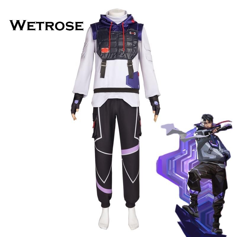 [wetrose] ชุดคอสเพลย์ Valorant Iso Cos Game Man สําหรับปาร์ตี้ฮาโลวีน