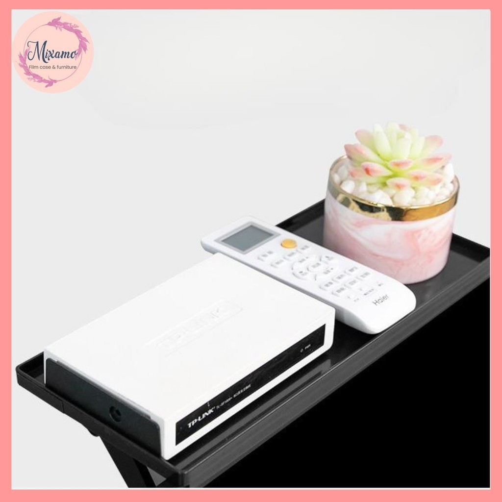 --MXM--ชั้นวางทีวี ติดผนังไม่ต้องเจาะ ที่วางเราเตอร์ บิ้วอิน กล่องดิจิตอล #P-0025 | Shopee Thailand