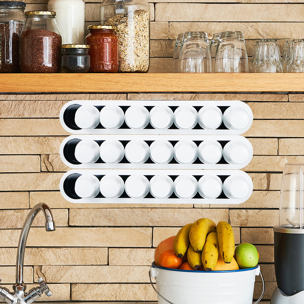 Daily U Wall Mount ผู้ถือแคปซูลกาแฟ Punch ฟรีสีดำอะคริลิค Coffee Pod ...