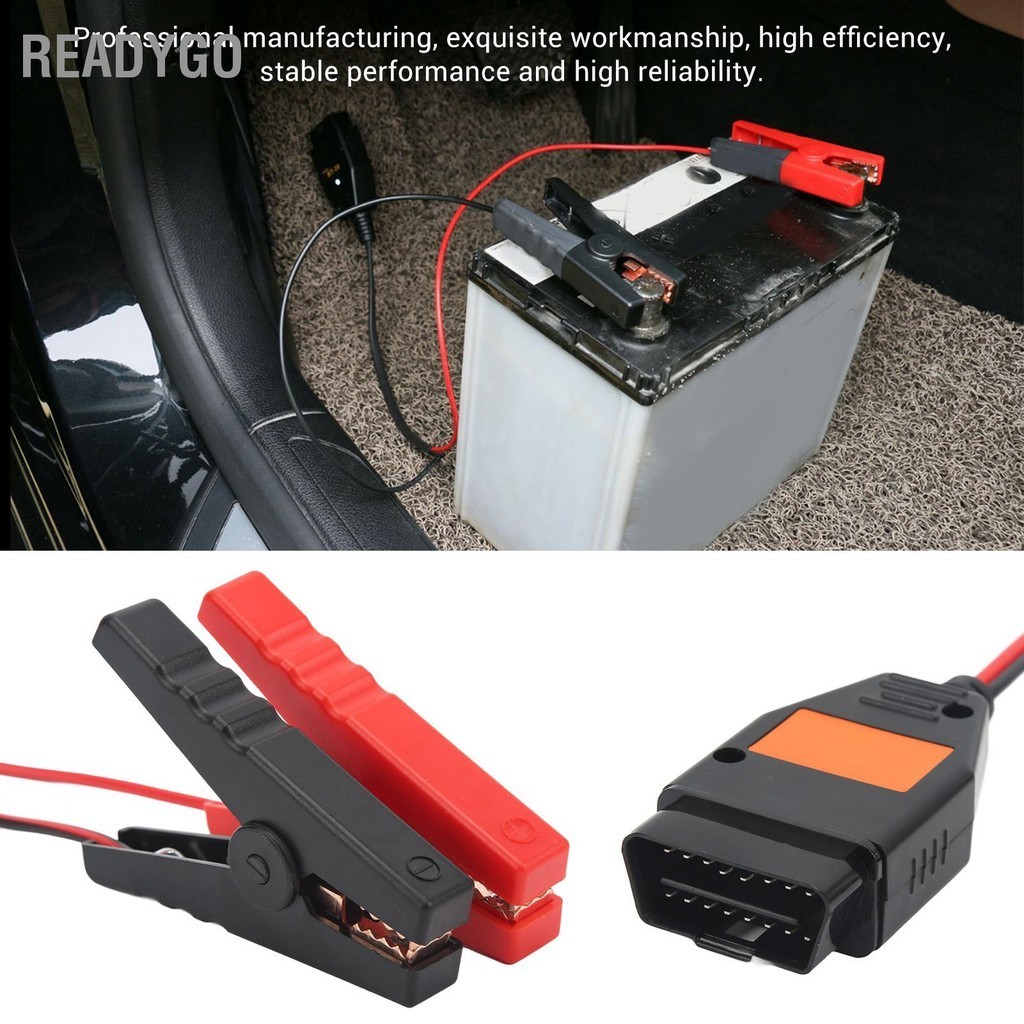 ReadyGo รถOBD2 ECU ConnectorสายไฟฉุกเฉินMemory Saverแบตเตอรี่เปลี่ยน ...