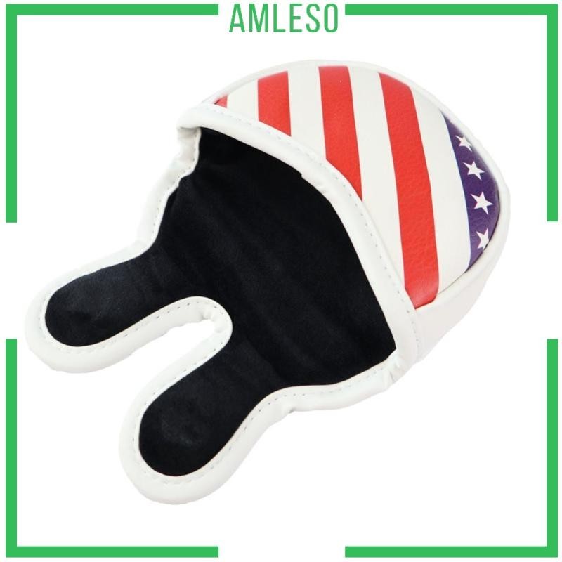 [Amleso] Cute Mallet Headcover Shaft Putter Head Cover Protector Golfer ...